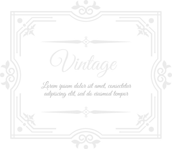 Square Border Frame Vintage Vector Images (over 39,000)