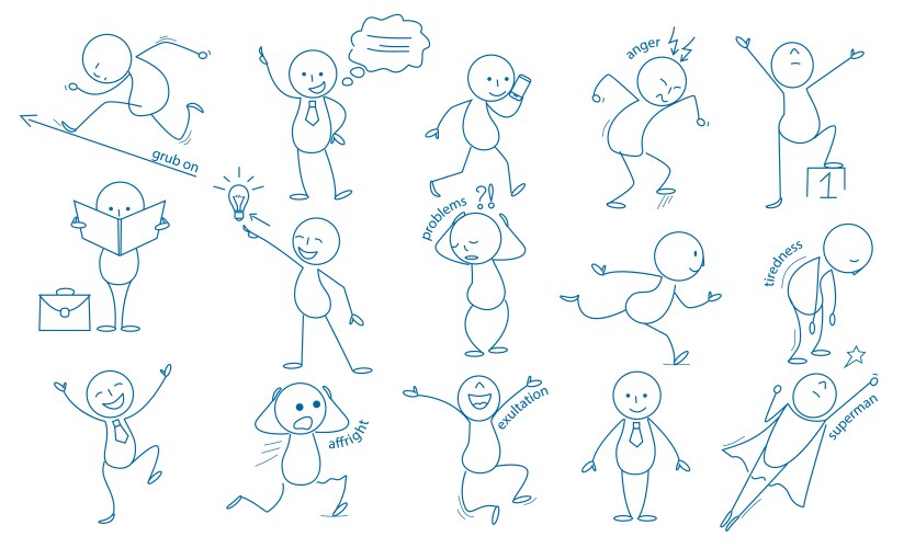 Stickman Vector Images (over 13,000)