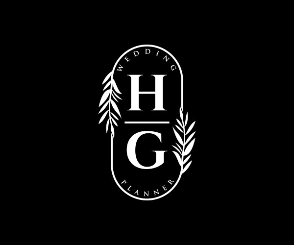Hg Monogram Vector Images (over 2,200)