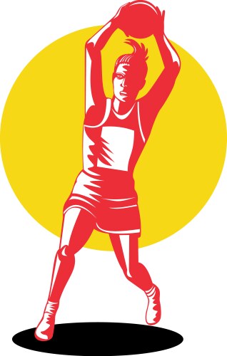 Netball Vector Images & Graphics for Commercial Use | VectorStock