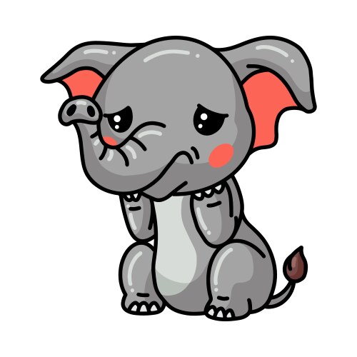 Sad Elephant Cartoon Vector Images (over 160)