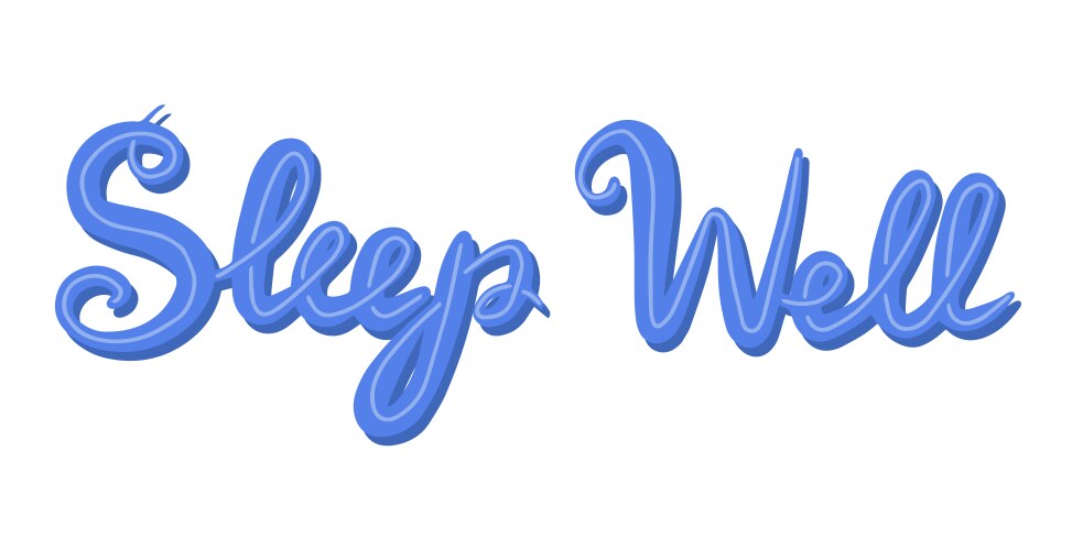 Hand drawn colorful calligraphic lettering Vector Image