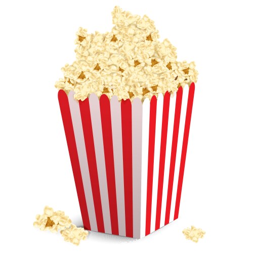 Popcorn Royalty Free Vector Image - VectorStock