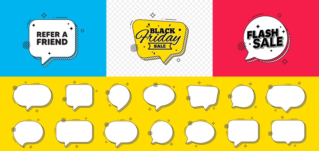 Refer a friend symbol referral program sign Vector Image