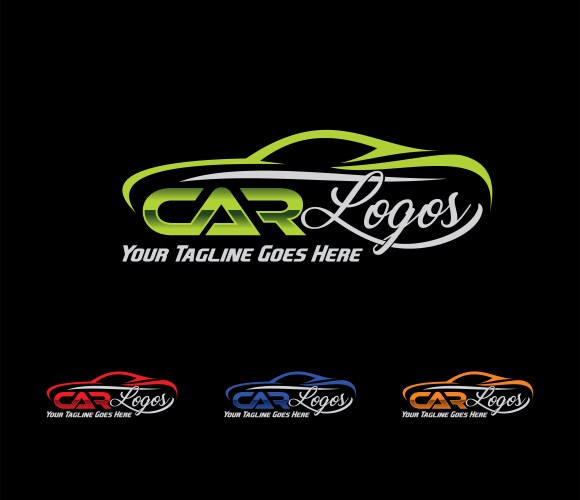 Red car logo images Royalty Free Vector Image - VectorStock