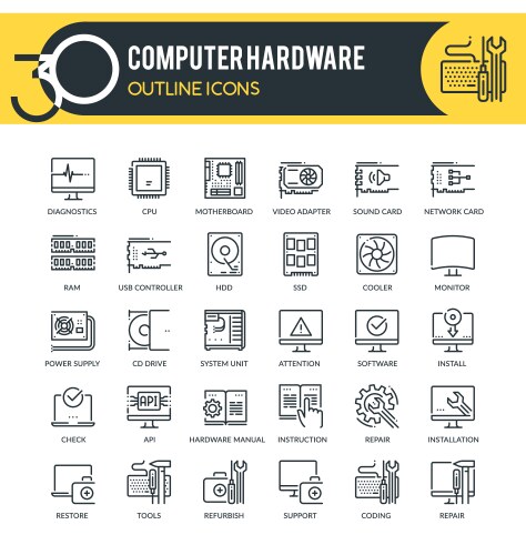 Computer Outline Vector Images (over 580,000)