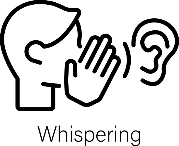 Whisper Icon Whispering Vector Images (over 1,100)