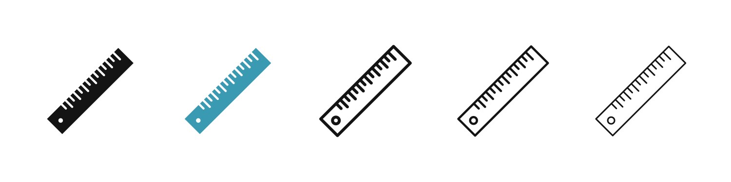 Ruler icon Royalty Free Vector Image - VectorStock