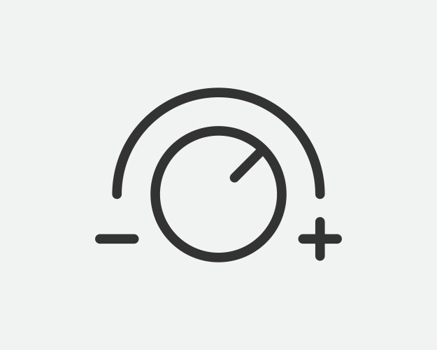 Light dimmer icon line trendy design electricity Vector Image