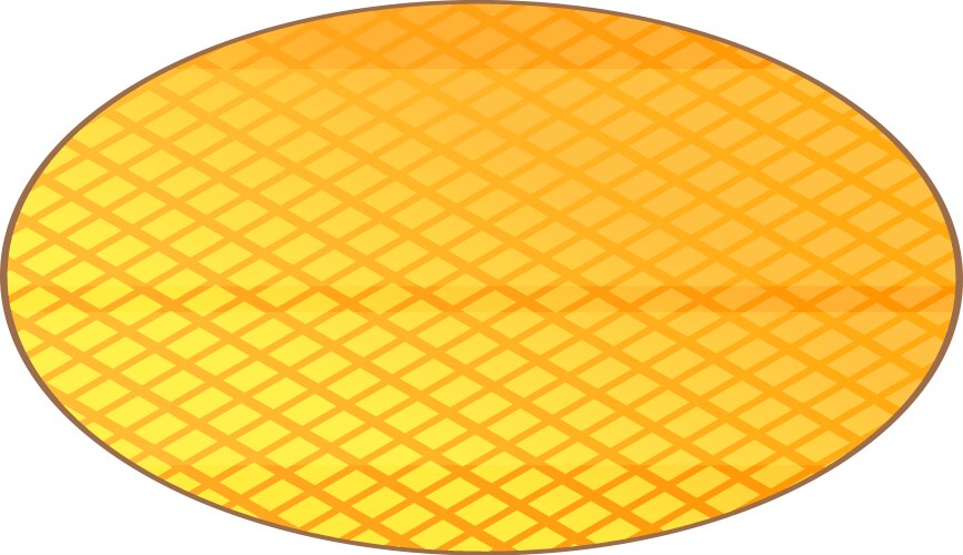 Checking silicon wafer composition Royalty Free Vector Image