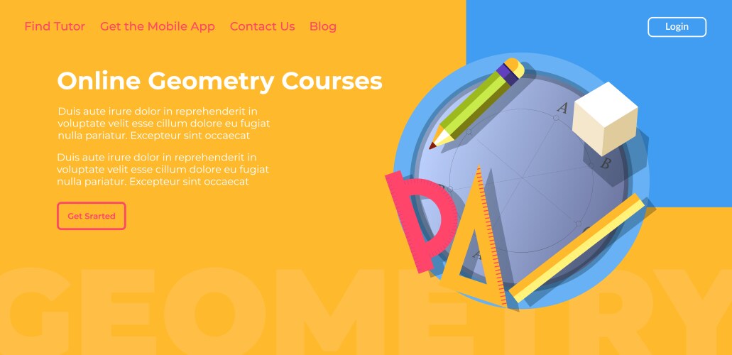 Electric blue circle in liquid geometry Royalty Free Vector