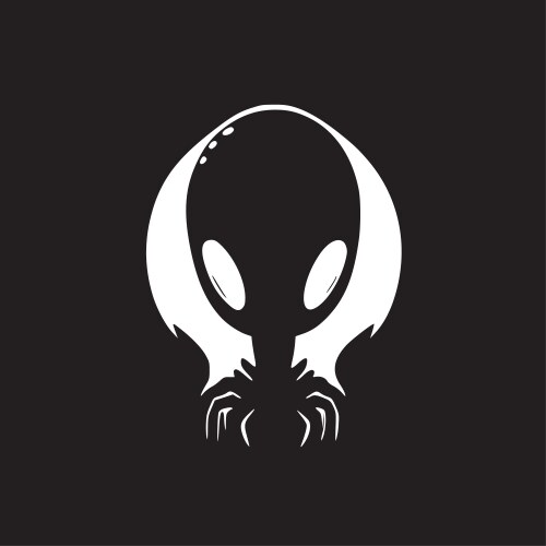 Alien monster brain Royalty Free Vector Image - VectorStock