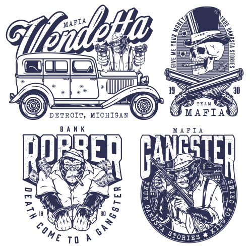 Gangster Monkey Vector Images (over 180)