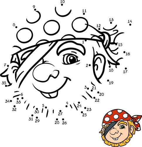 Connect the Dots Rabbit Game – Royalty-Free Vector | VectorStock