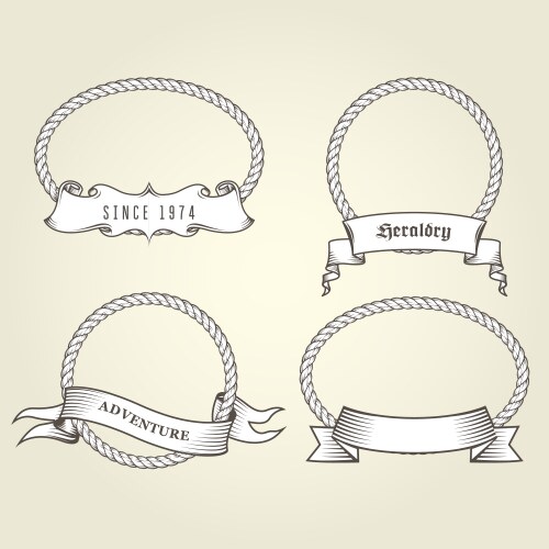 Oval Rope Frame Vector Images (over 230)