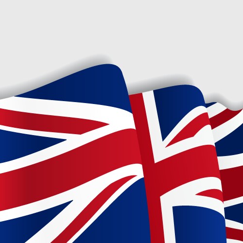 Flag great britain Royalty Free Vector Image - VectorStock