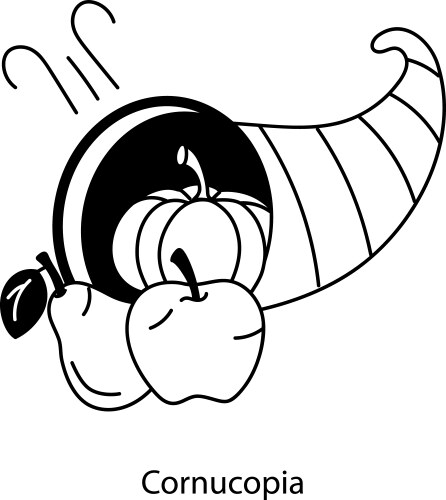 Cornucopia Vector Images (over 2,600)