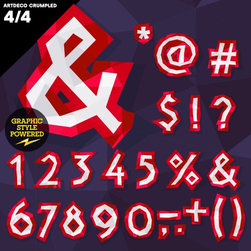 Colorful 3d lower case alphabet Royalty Free Vector Image