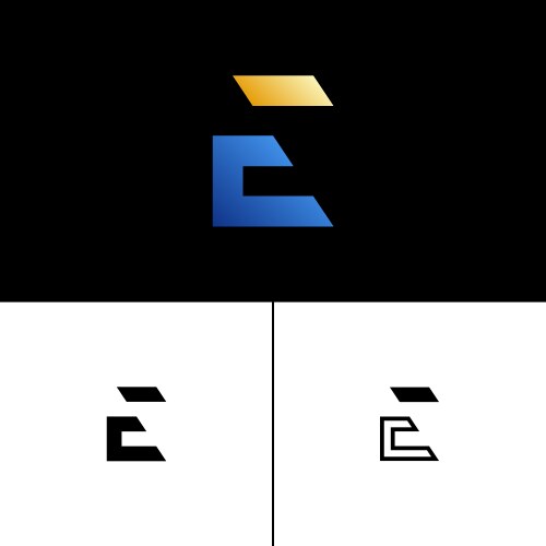 Technology science font digital cyber alphabet Vector Image