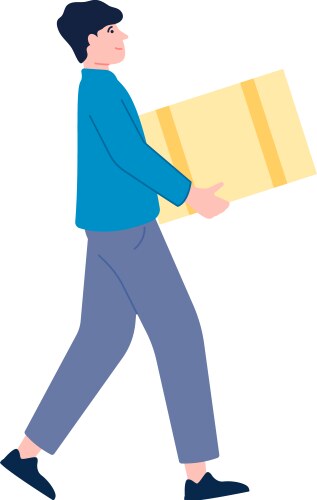 Man Carrying Box Vector Images (over 10,000)