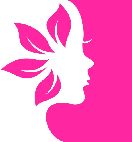 Cosmetic beauty logo design Royalty Free Vector Image