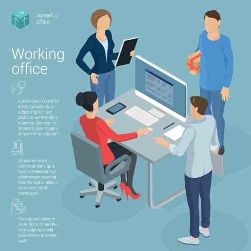 Programmer at work Royalty Free Vector Image - VectorStock