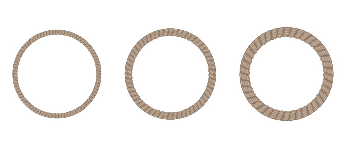 Rope Oval Vector Images (over 730)