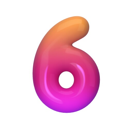 Number 6 Vector Images (over 26,000)