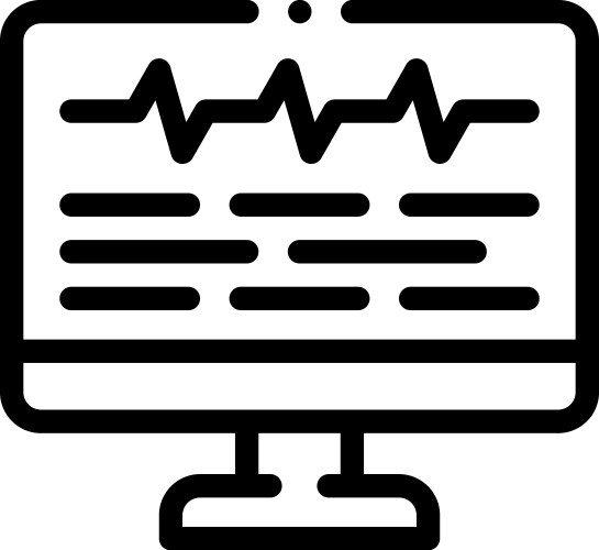 Audio icon thin linear style design isolated Vector Image