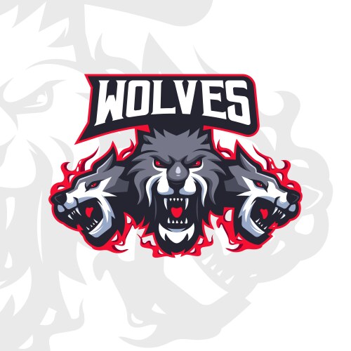 Wolf mascot Royalty Free Vector Image - VectorStock