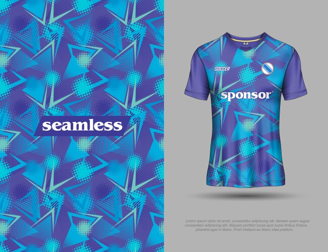 Soccer jerseys abstract texture background Vector Image