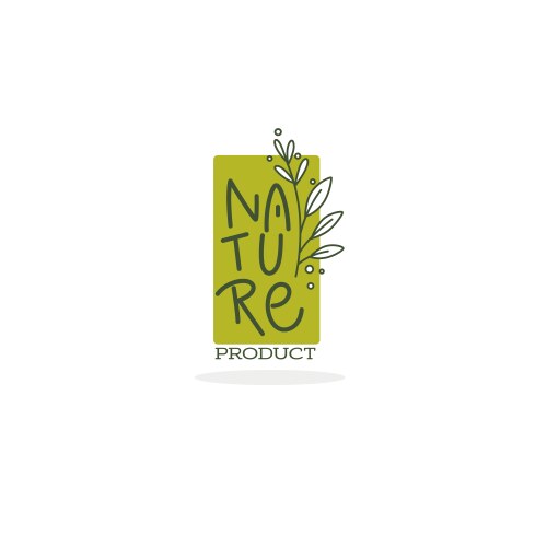 Ecology logo environment nature natural symbol Vector Image