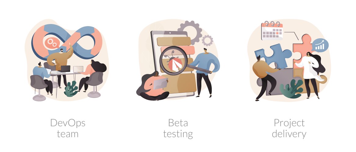 Agile estimating and planning concept Royalty Free Vector