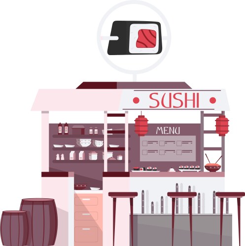 Poster sushi restaurant Royalty Free Vector Image