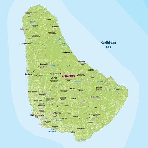 Barbados Map Vector Images (over 1,100)