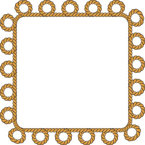Rope Border Rectangle Vector Images (over 500)
