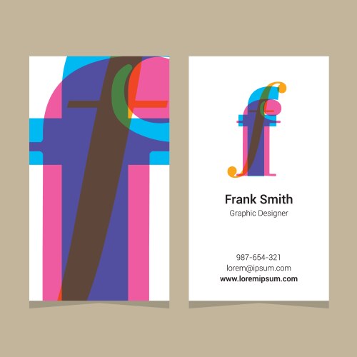 Business card 01 Royalty Free Vector Image - VectorStock