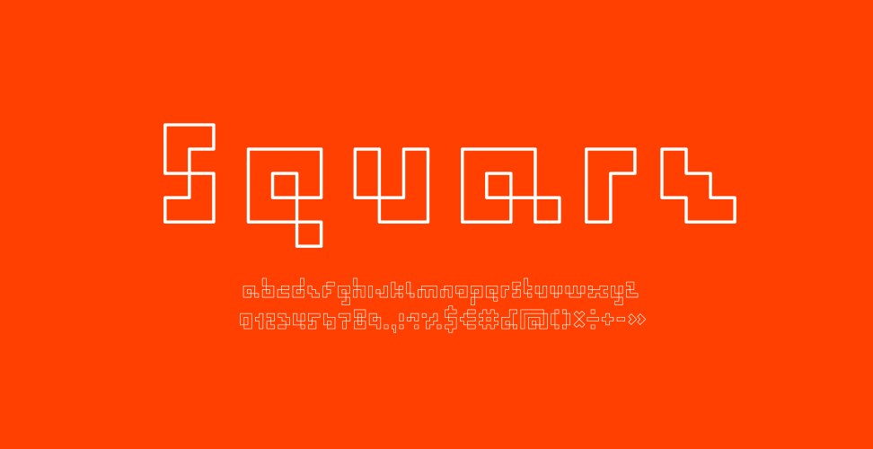 Bitmap Font Vector Images (over 210)