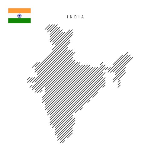 India Black and White Map Vector Images (over 5,300)