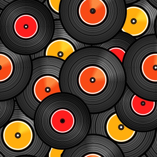 Vinyl record background Royalty Free Vector Image