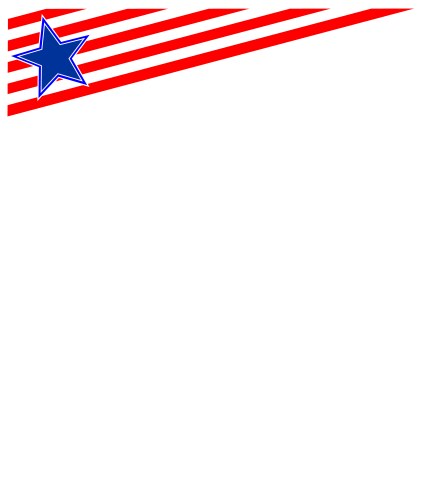 American Flag Corner Border Vector Images (over 260)