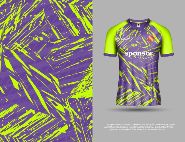 Soccer jerseys abstract texture background Vector Image