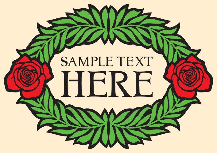 Rose Wreath Vector Images (over 22,000)