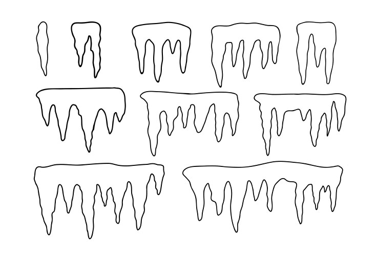 Icicle Outline Vector Images (over 470)