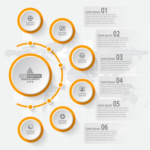 Abstract options infographics template Royalty Free Vector