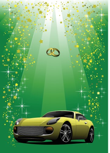 Car Wedding Poster Vector Images (over 240)