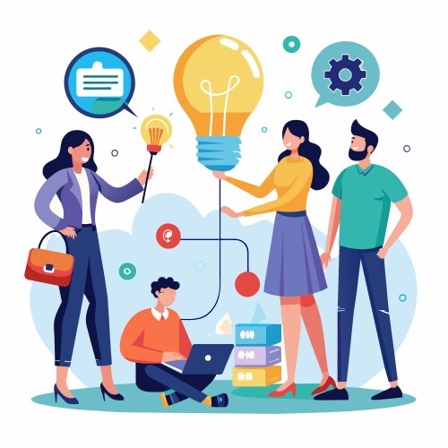 Key success solution to solve problem Royalty Free Vector