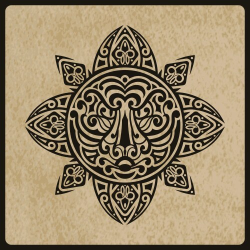 Polynesian Sun Tattoo Vector Images (over 660)