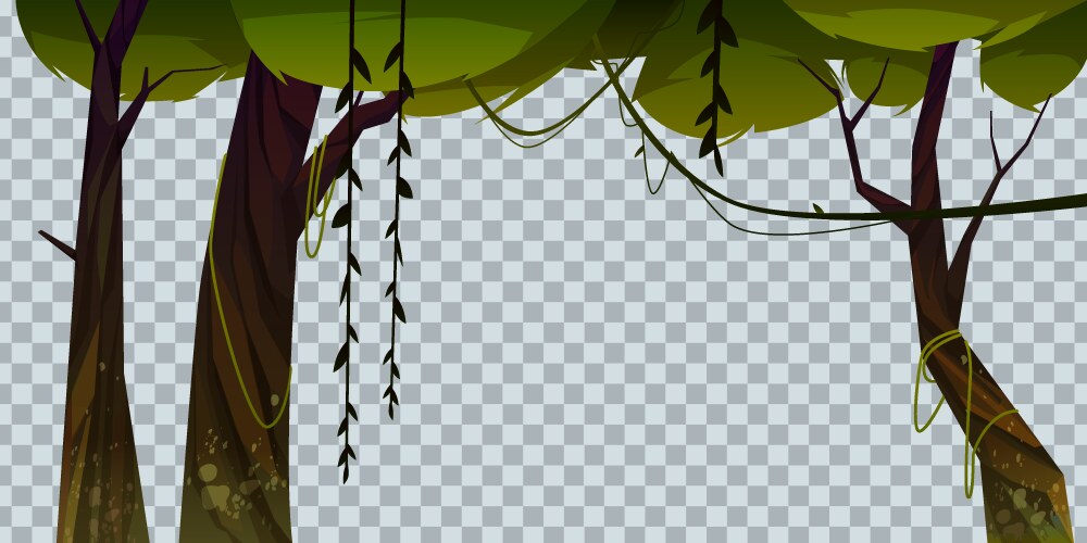 Jungle Leaves Cartoon Background Vector Images (over 6,600)