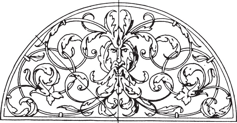 Wrought iron pattern Royalty Free Vector Image